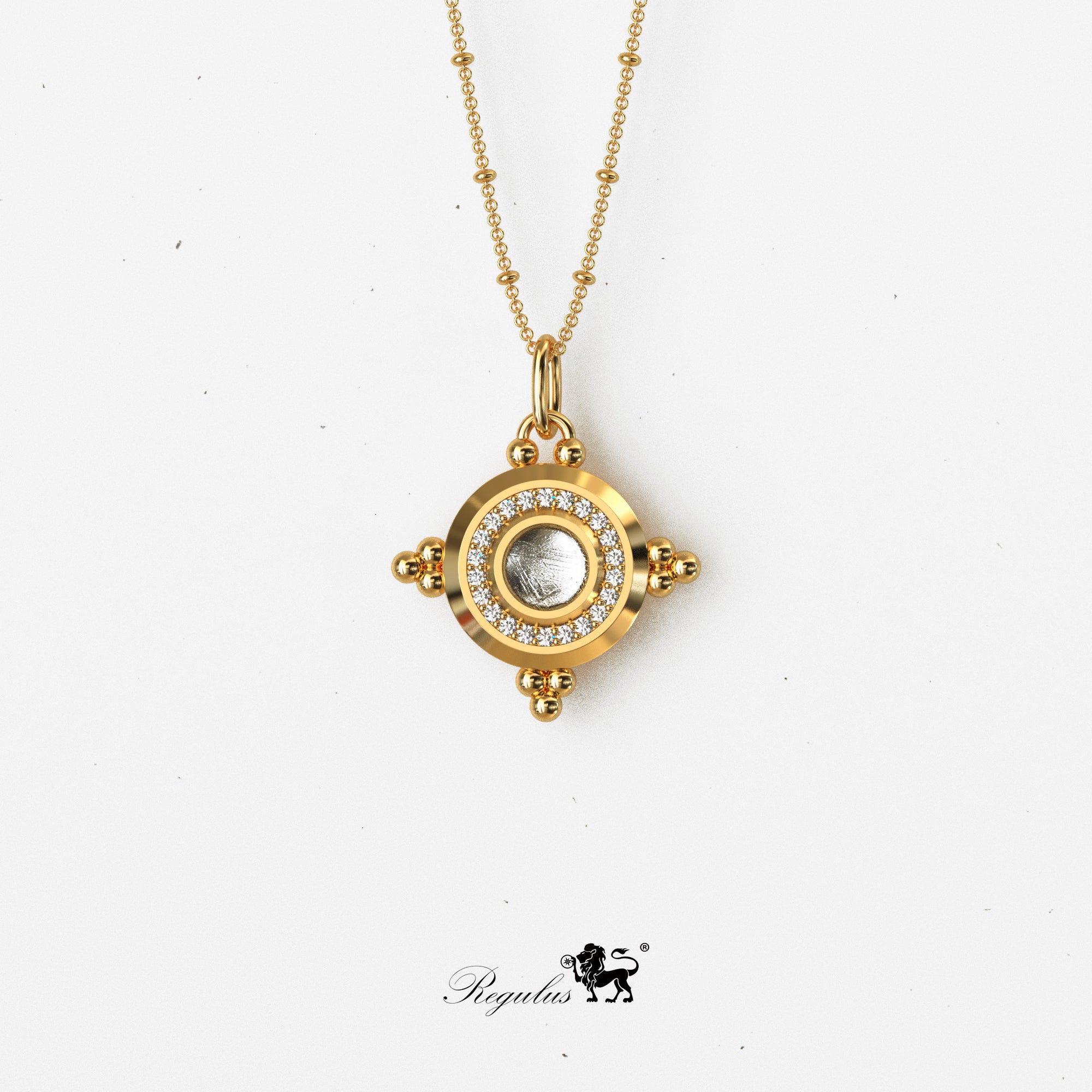Meteorite Jewelry, Regulus Meteorite Pendent, New Roma Collection, Ste ...